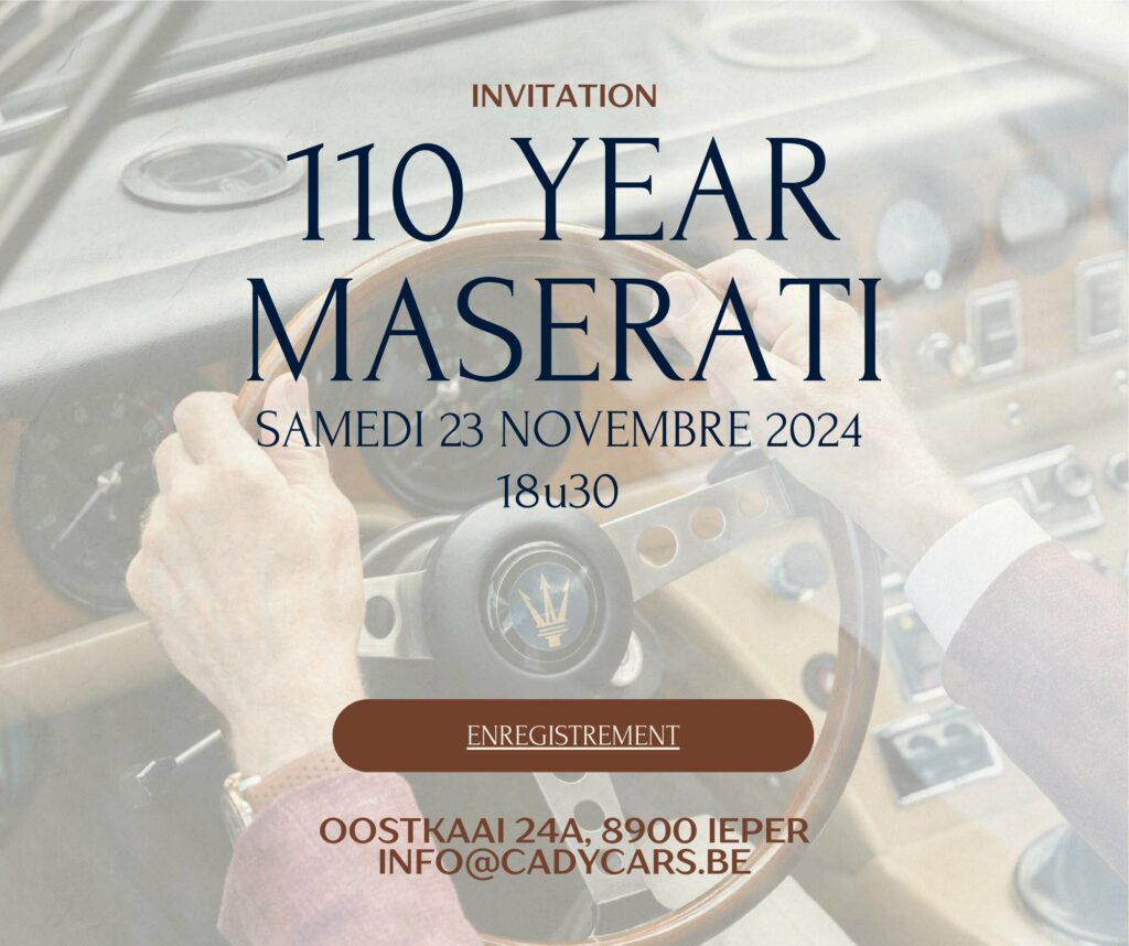 Maserati 110th Anniversary - Cady Cars - Automobile Museums